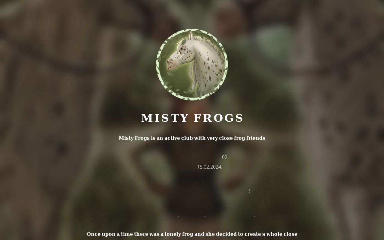 Misty Frogs